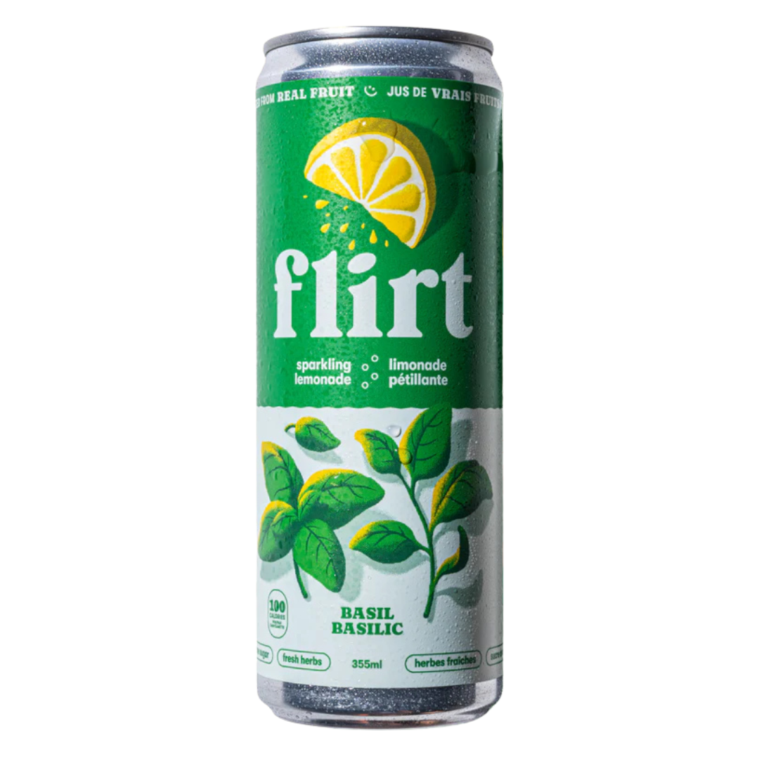 Flirt - Basil Sparkling Lemonade – Upside Drinks