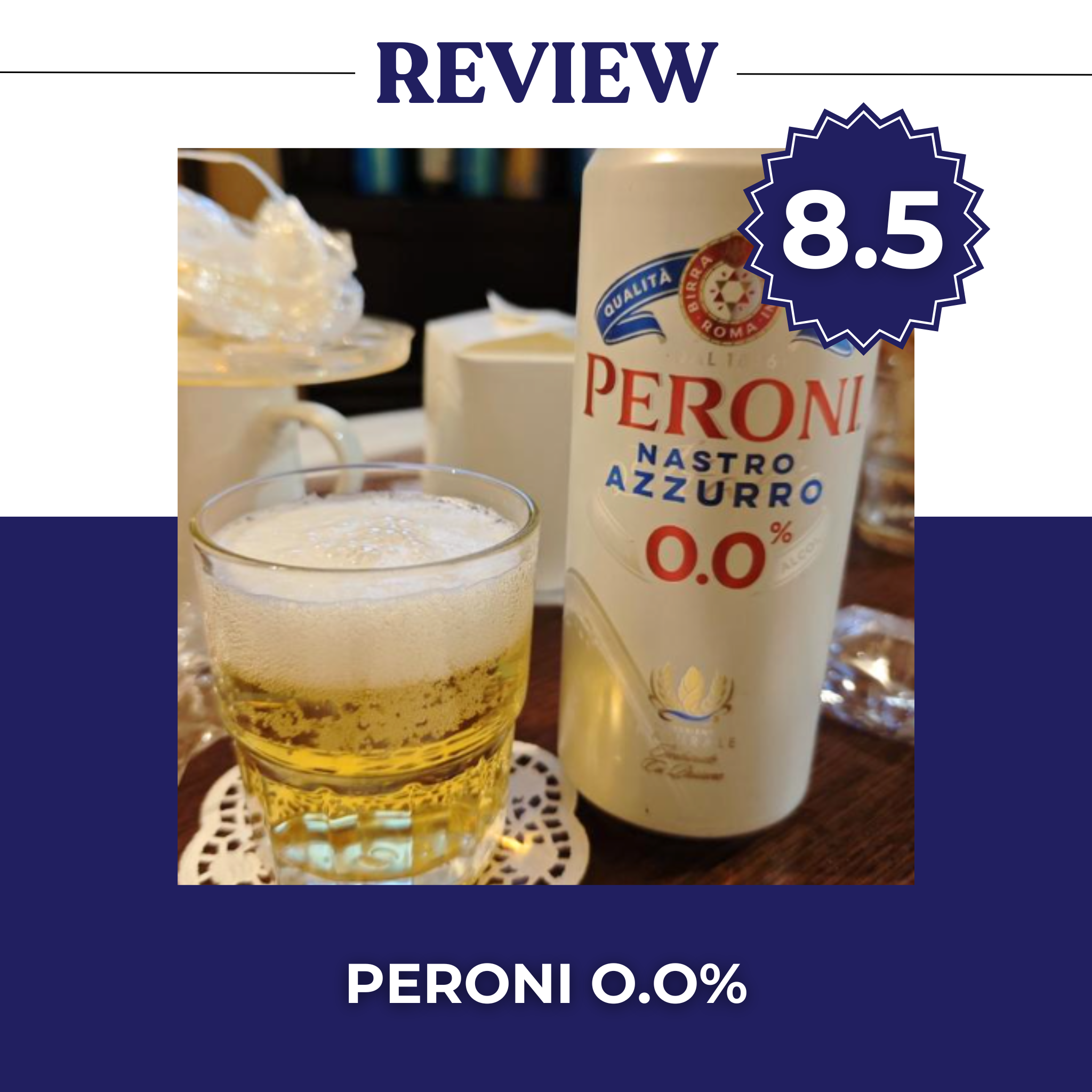 Peroni 0.0 Review – Is This the Best Alcohol-Free Lager? – Upside Drinks