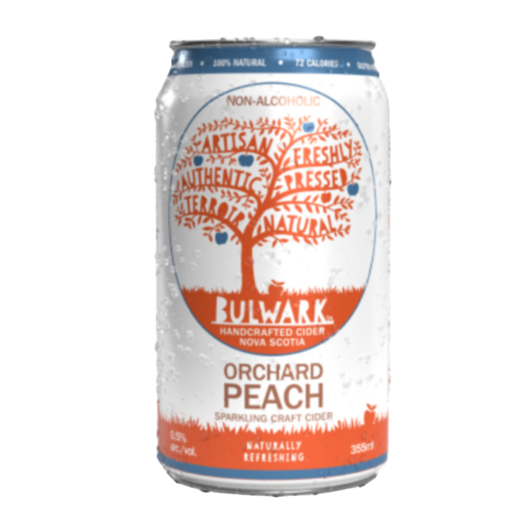 Bulwark Non-Alcoholic Orchard Peach Peach Cider - Upside Drinks - Free ...