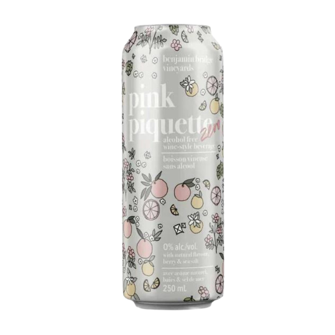 Benjamin Bridge Non-Alcoholic Pink Piquette Zero Wine style - Upside ...