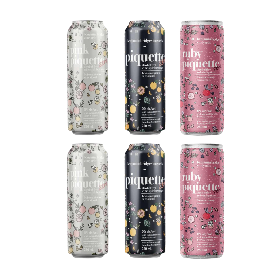 Non-alcoholic wine - Piquette - Variety Pack (6 Pack) – Upside Drinks