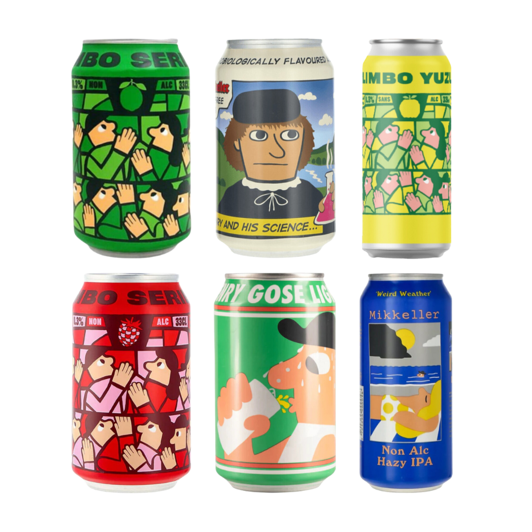 Non-alcoholic beer - Mikkeller - Variety Pack (6 Pack) – Upside Drinks
