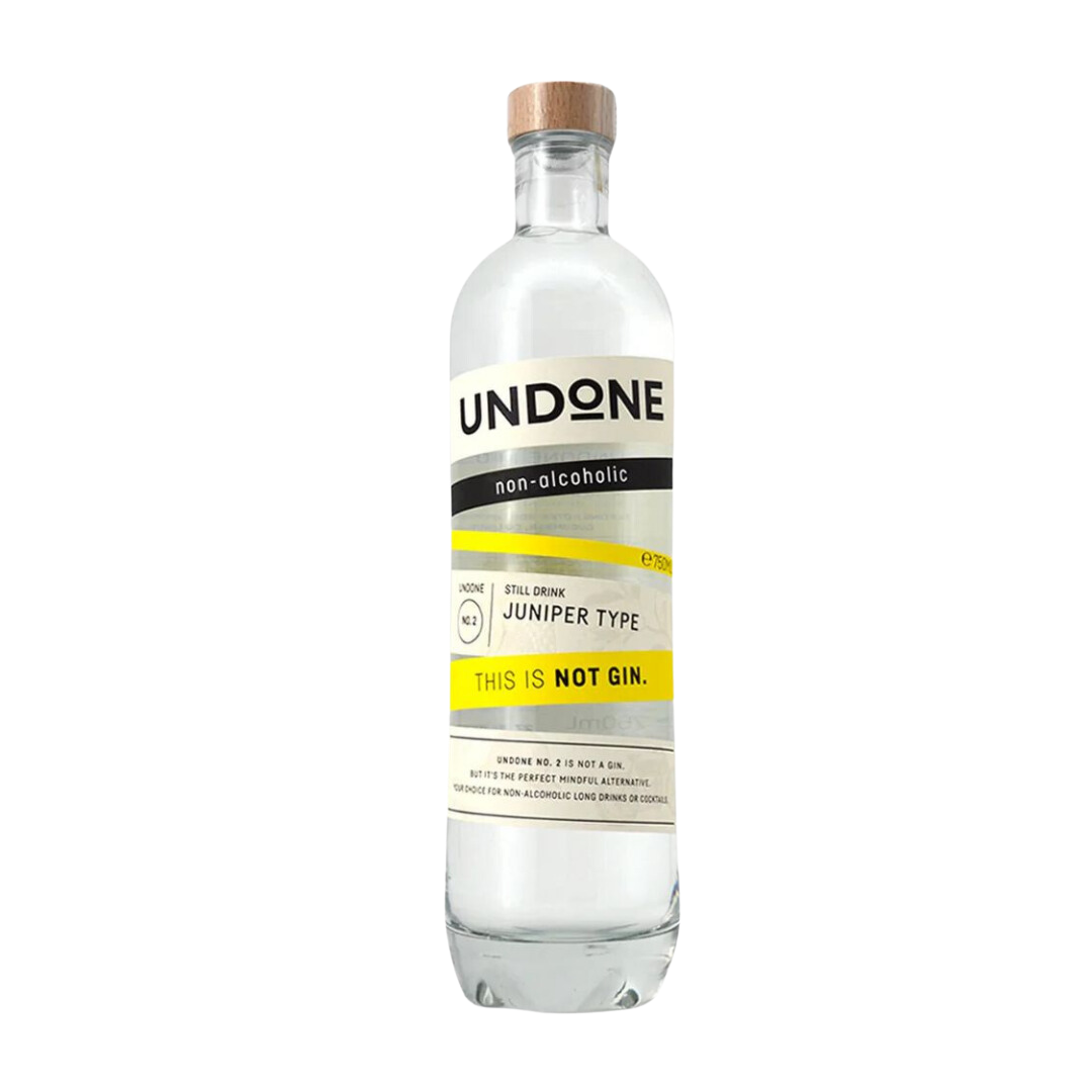 Undone Non-Alcoholic Juniper Type Gin - Upside Drinks - Free Shipping ...