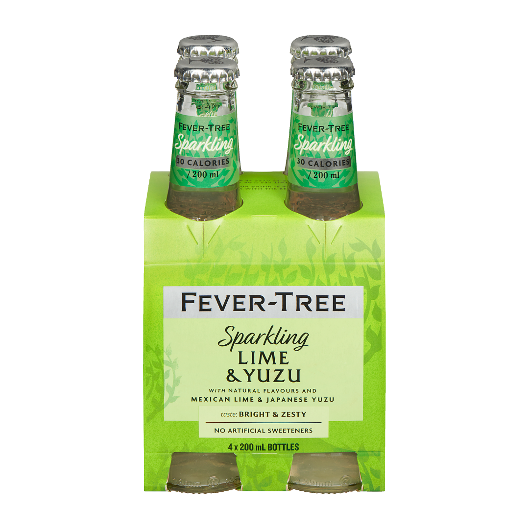 Fever Tree Non-Alcoholic Premium Sparkling Lime & Yuzu - Upside Drinks ...