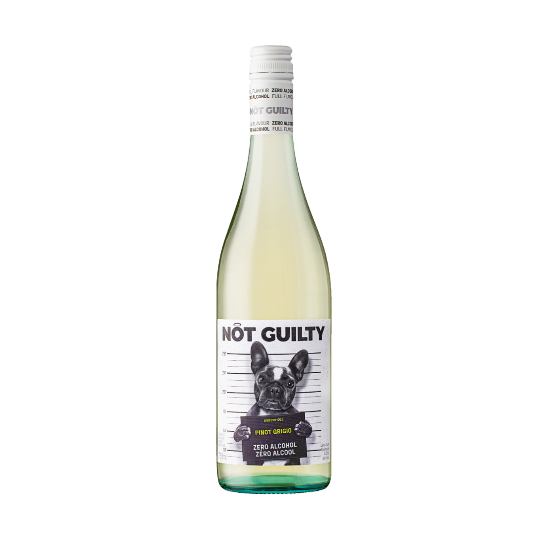 Not Guilty - Pinot Grigio - White - Non-Alcoholic White Wine – Upside ...