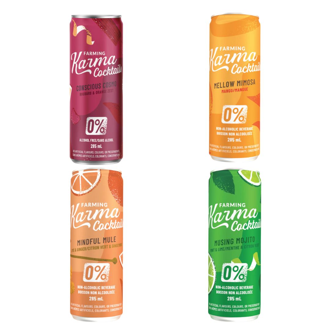 Non-alcoholic spirits - Farming Karma - Variety Pack (4 Pack ...