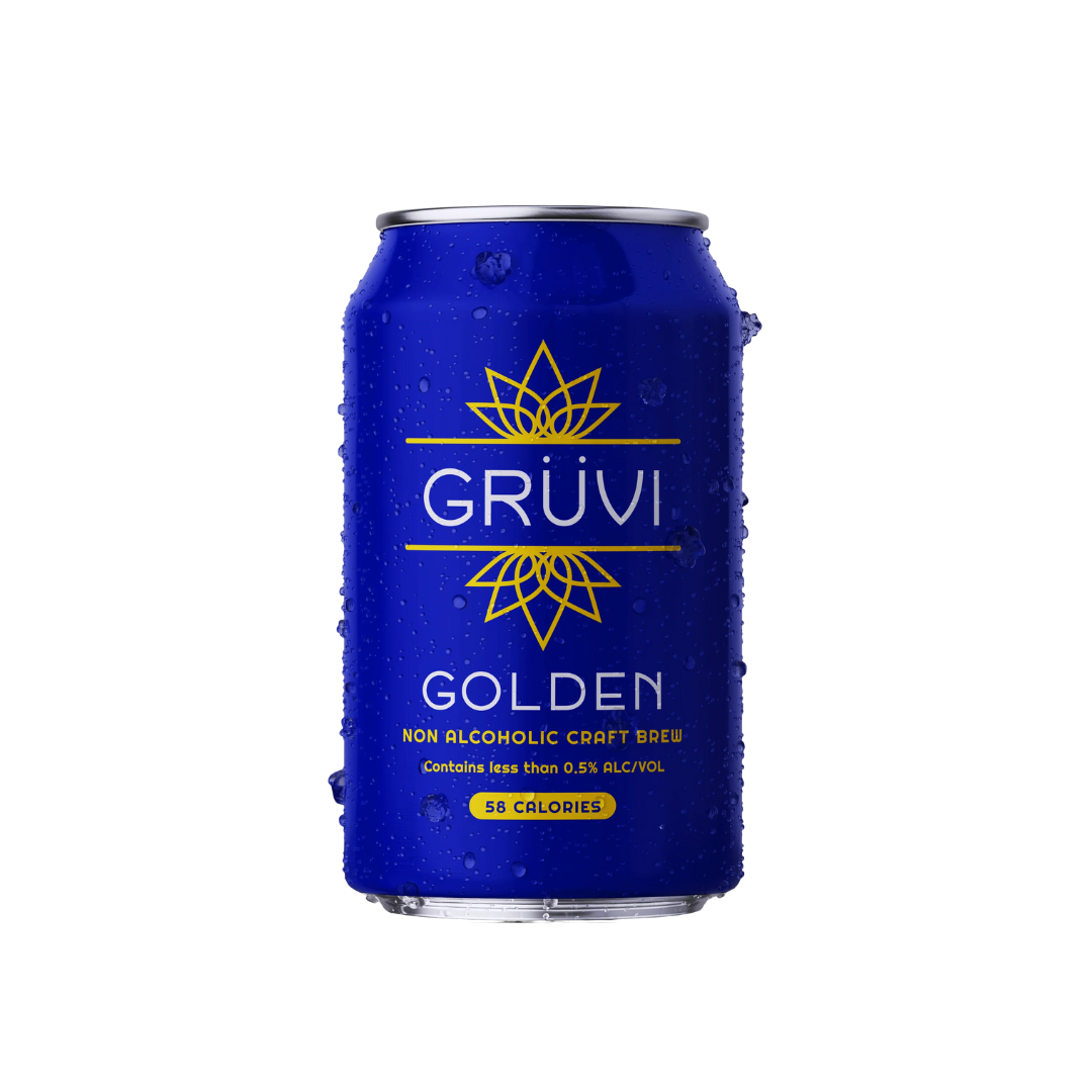 Non-alcoholic beer -Gruvi - Golden Ale – UpsideDrinks.ca
